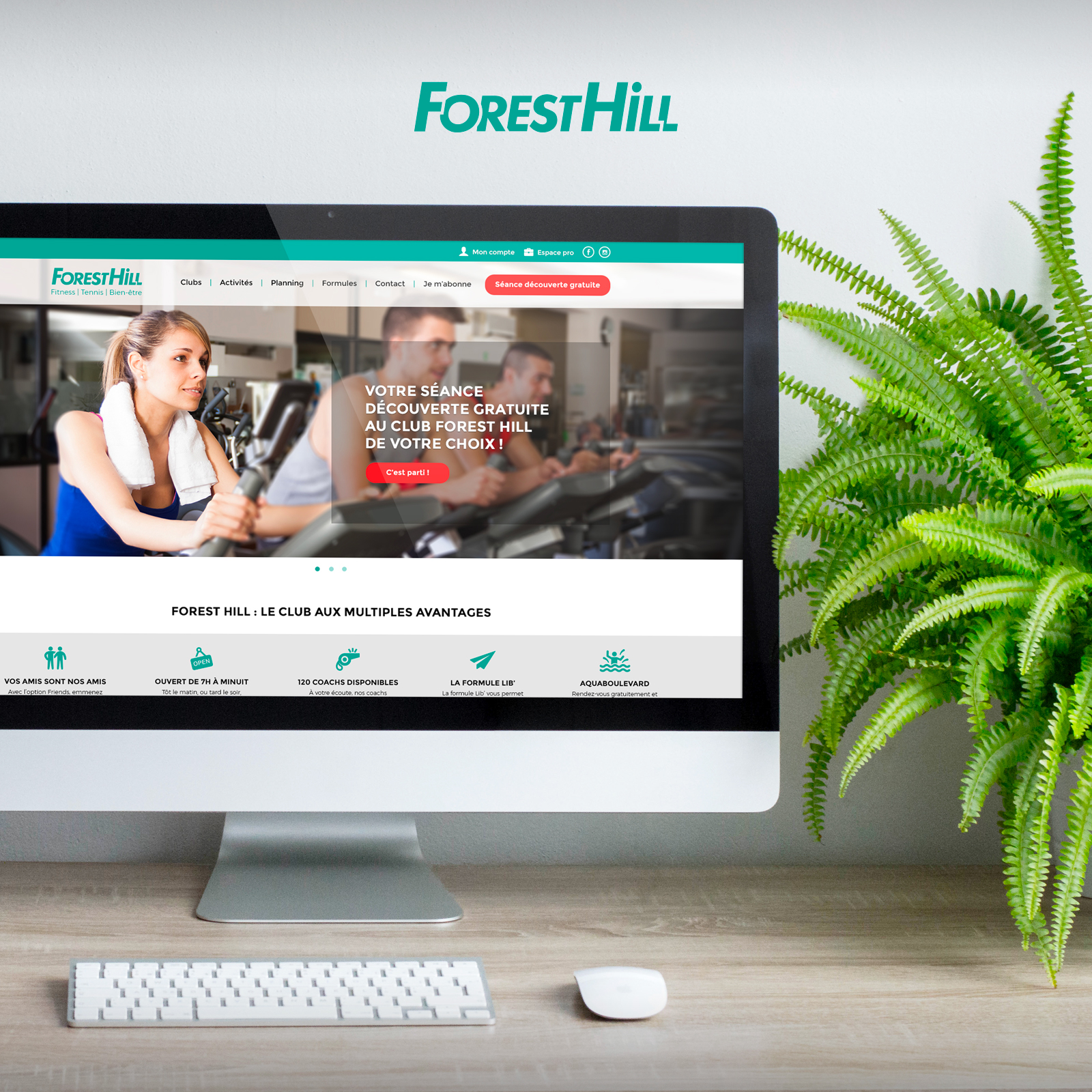 Refonte du site Forest Hill : le club de sport fait peau neuve